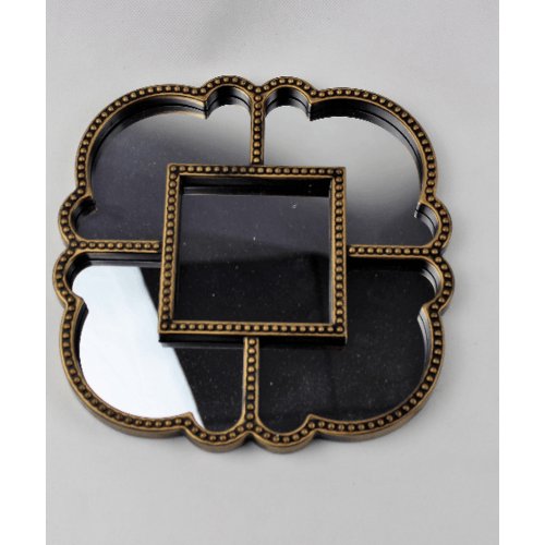 ชุดกระจกตกแต่ง รุ่น BXL-1710518 สีทอง ( 6 ชิ้น/ชุด) |GlobalHouse