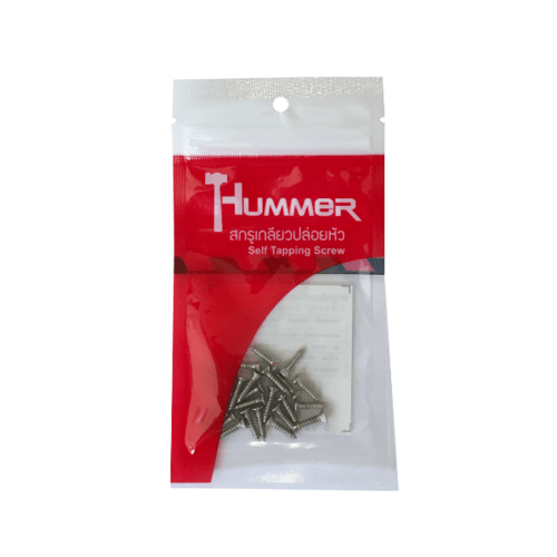 HUMMER สกรูเกลียวปล่อยหัว F-HM412 ขนาด 4x1/2"(25ตัว/แพ็ค) |GlobalHouse