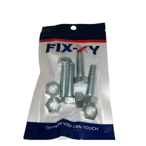 สกรูเกลียวมิล 3/8x1.1/2 รุ่น EF-009 (4ชิ้น/แพ็ค) FIX-XY |GlobalHouse